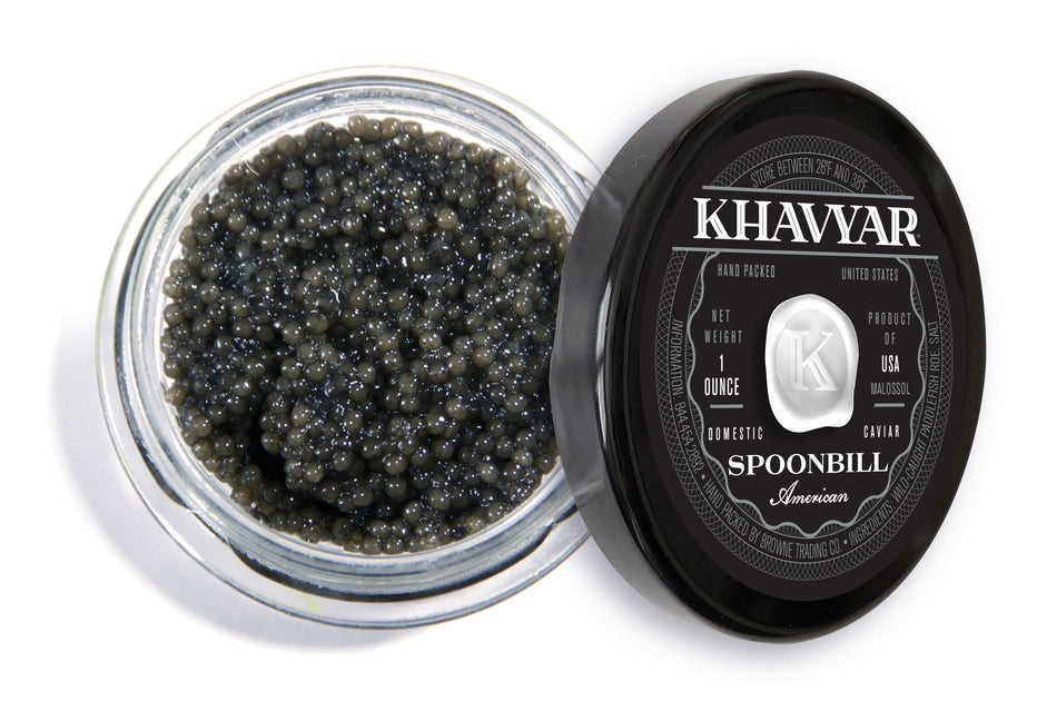 Spoonbill Caviar (Paddlefish) - Domestic species the United States.